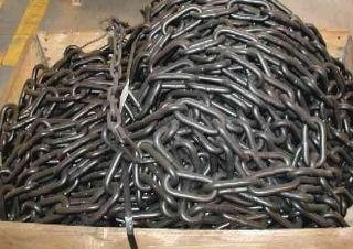 Fishing chain - long link G80 - black | Ísfell