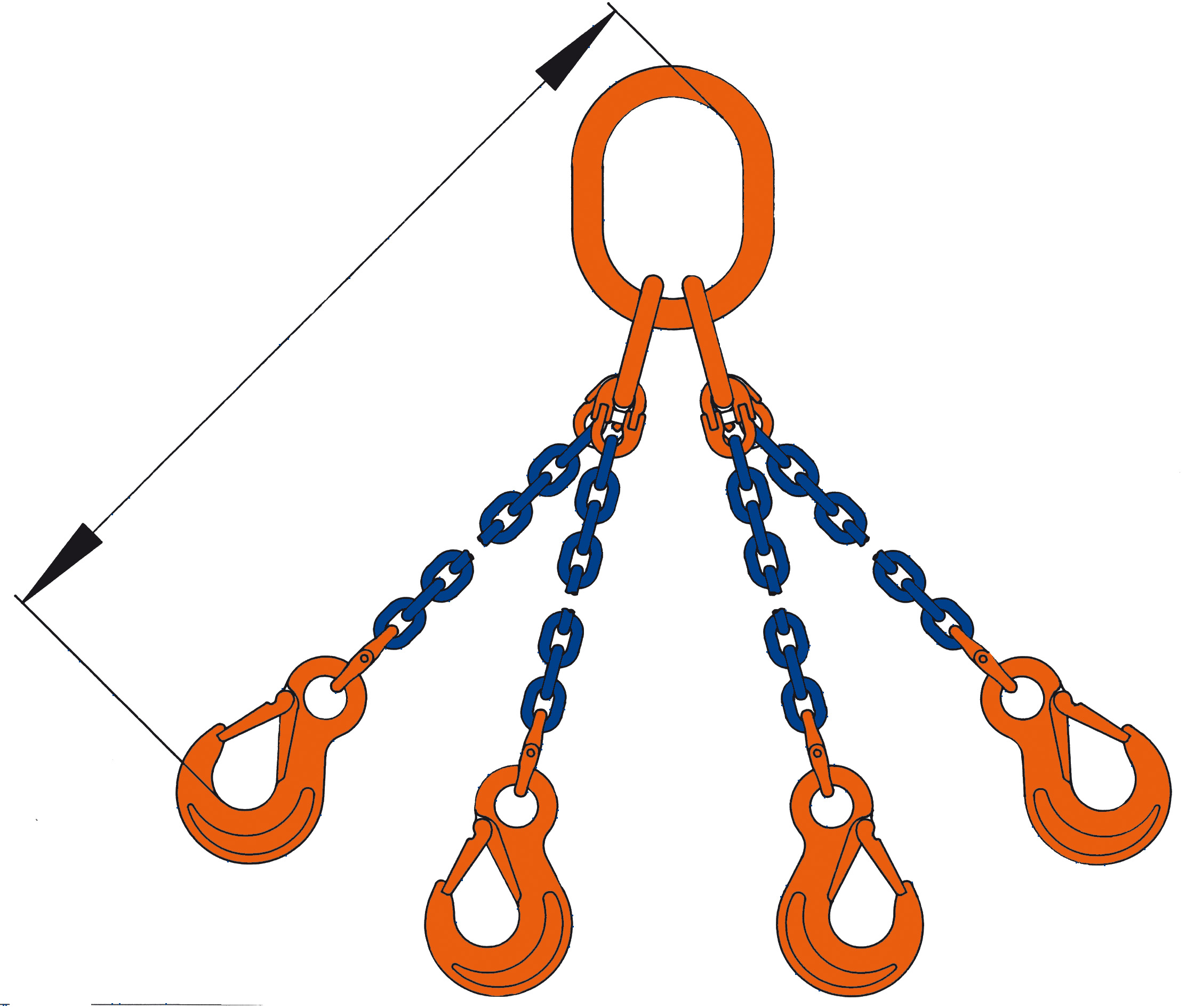 Four leg chain sling | Ísfell